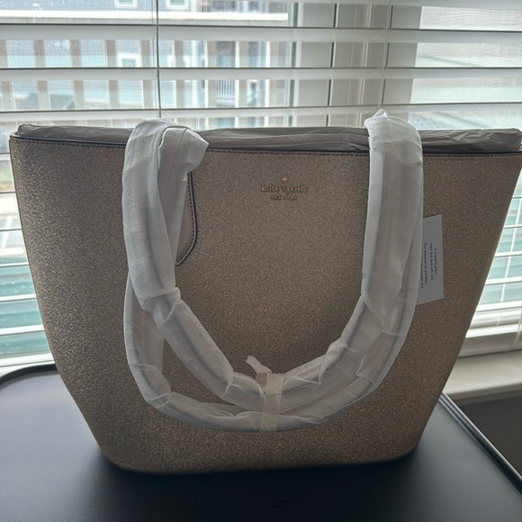 kate spade | Bags | Kate Spade Glimmer Large Top Zip Tote Shoulder Bag ...